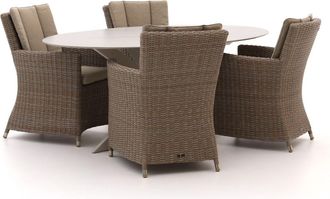 Manifesto Furniture Intenso Adriano/Furato ellips 200 cm Gartenm&ouml;bel-Set 5-Teilig