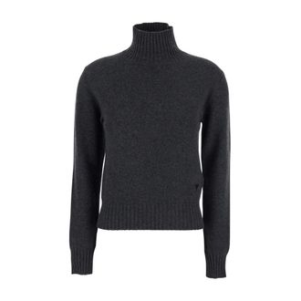 Ami De Coeur Rollkragenpullover - - Knitwear - Damen - Grau - XS