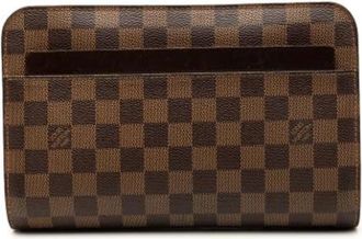 Louis Vuitton Pre-owned Saint Paul Clutch - Femme - Pre-owned - Brun - Taille: ONE Size