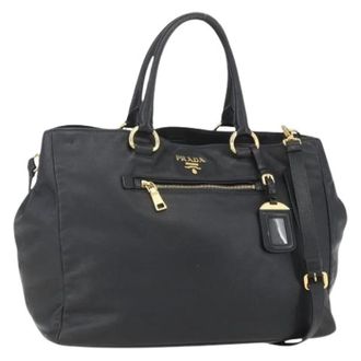 Prada Pre-owned Vintage Lederhandtasche - - Pre-owned - Damen - Schwarzk - ONE SIZE
