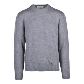 Ballantyne Rundhals-Pullover - - Knitwear - Herren - Grau - 2XL