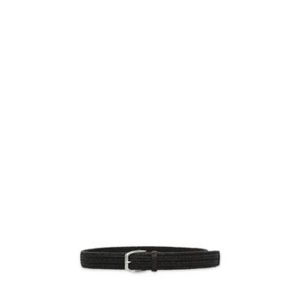 Orciani Homme, Accessoires, Brun, Taille: 95 CM Wide Braided Belt