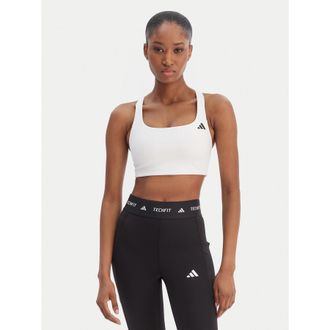 adidas Sport-BH Optime Workout KD6685 Wei&szlig;