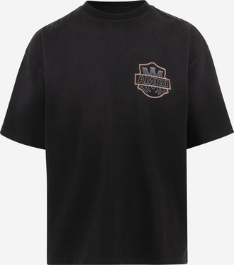 Amiri Logo-Printed Cotton T-Shirt - Black