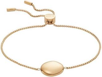 Skagen Bracelet chaîne en acier inoxydable, doré, pour femme, SKJ1775710, Or rose