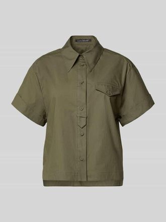 Luisa Cerano Boxy Fit Bluse mit Brusttasche
