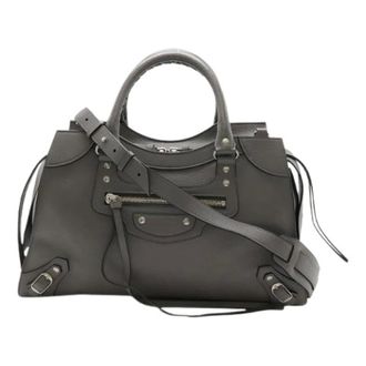 Balenciaga Pre-owned Neo Classic City Leather 2way Bag - Femme - Pre-owned - Gris - Taille: ONE Size