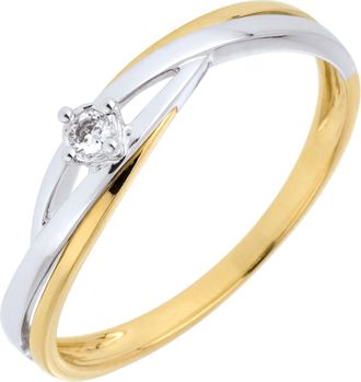Edenly Solitärring Kostbarer Kokon - Dova - Diamant -0.03 Karat - 9 Karat