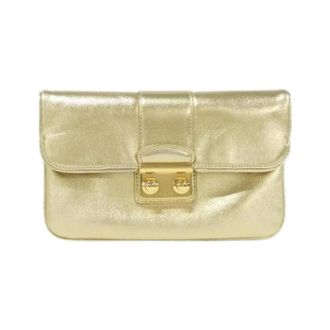Louis Vuitton Pochette Slim doccasion en cuir dagneau - Femme - Pre-owned - Jaune - Taille: ONE Size