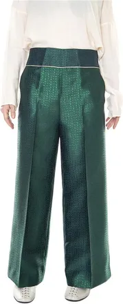 Alessia Santi Femme, Pantalons, Vert, Taille: 34 FR Classic 021Sd25028