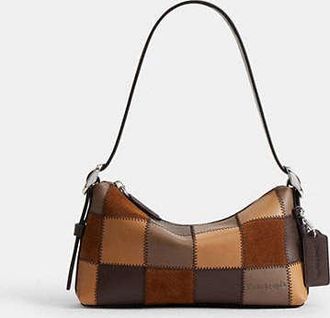 Coach Kleine, L&auml;ssige Schultertasche Aus Upcrafted-Patchwork