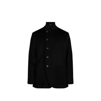 Emporio Armani Veste col tailleur en laine et cachemire