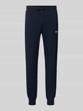 Jack & Jones Sweatpants mit Label-Print Modell GORDON