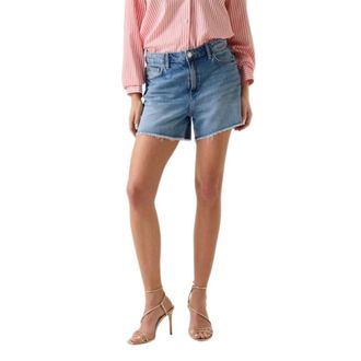 Guess Femme, Shorts, Bleu, Taille: W26 Denim Shorts