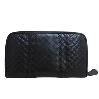 Bottega Veneta unisex, Pre-owned, Noir, Taille: ONE Size Portefeuille en cuir Pre-owned