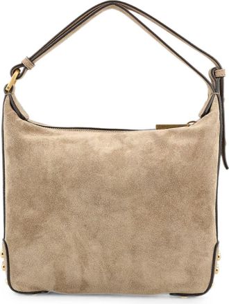 Tod's Gommino Stud Shoulder Bag - Beige