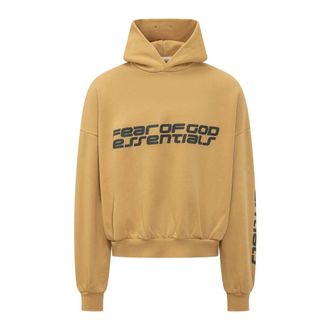 Fear of God Cropped Relaxed Hoodie - - Sweatshirts & Hoodies - Herren - Gelb - S