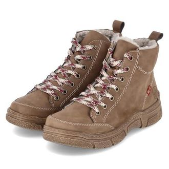 Rieker Femme 72320 Bottes &agrave; Lacets, Marron, 39 EU
