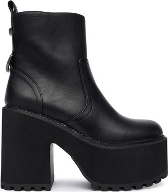 Buffalo Stiefeletten Buffalo Killah Zip Boot Mid 1622374 Schwarz
