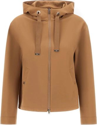 Herno Femme, Vestes, Brun, Taille: 44 FR Veste en jersey stretch