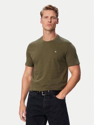 Calvin Klein Jeans T-Shirt LV14RD254G Khakifarben Regular Fit