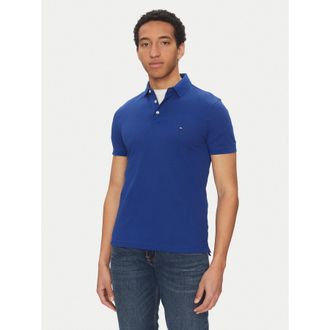Tommy Hilfiger Poloshirt 1985 MW0MW17771 Blau Slim Fit