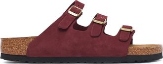 Birkenstock Pantoletten Birkenstock Florida 1033172 Dunkelrot