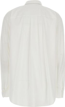Brunello Cucinelli Oversized Tie Detail Shirt - White