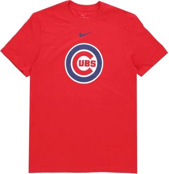 Nike Chicago Cubs Logo Tee Rot - - Sport - Herren - Rot - S