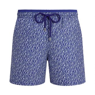 Vilebrequin Bicolor Swim Shorts Graphic Shells - - Swimwear - Herren - Blau - M
