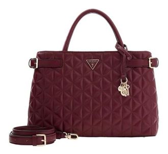 Guess sac &agrave; main sac &agrave; &eacute;paule Paisleigh Girlfriend Satchel Burgundy bordeaux