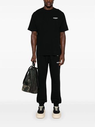 Represent Logo-Print Cotton T-Shirt - Black