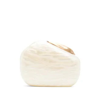 Cult Gaia Althea Clutch - Beige