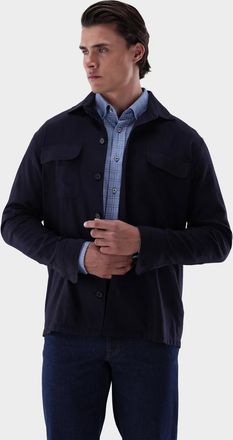 van Laack Hemdjacke unifarben mit Brusttaschen