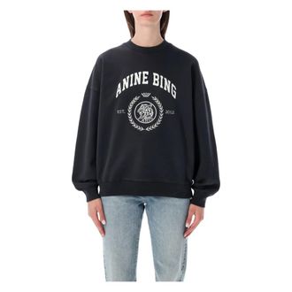 Anine Bing Damen, Sweatshirts & Hoodies, Schwarzk, MGr&ouml;&szlig;e