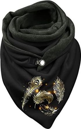 Generic &Eacute;charpe en polaire chaude avec double couture pour femme - Automne et hiver, E, Taille unique