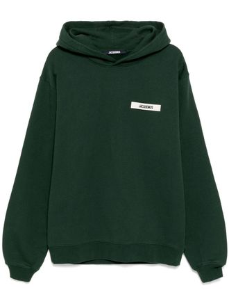 Jacquemus sweat à logo imprimé - Vert