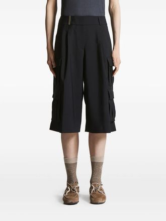 PESERICO bermuda à poches cargo - Bleu