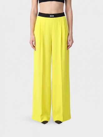Msgm Hose Damen Farbe Limette