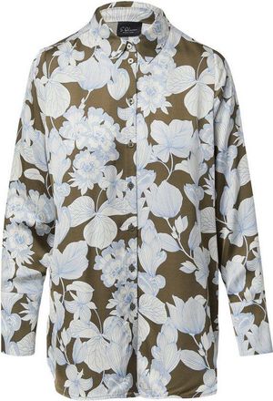 s.Oliver Langarmbluse Bluse Satinbluse mit floralem All-over-Print