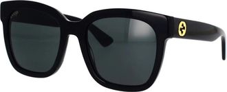 Gucci Rechteckige Fashion-Sonnenbrille mit Glitzereffekt - - Accessories - Damen - Schwarzk - 54 MM