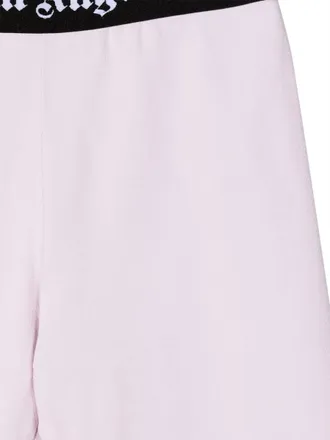 Palm Angels Cotton-blend Cyclist Shorts - Purple