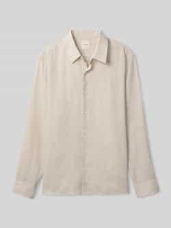 Calvin Klein Regular Fit Freizeithemd aus Leinen-Mix