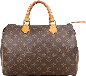 Louis Vuitton Crossbody Bags - Louis Vuitton Canvas Monogram Speedy 30 Handbag - Gr. unisize - in Braun - f&uuml;r Damen