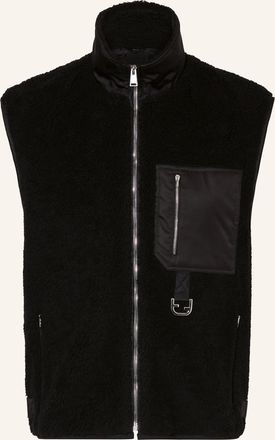 Fendi Teddyfell-Weste schwarz
