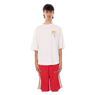 Palm Angels Herren, Oberteile, Wei&szlig;, XLGr&ouml;&szlig;e
