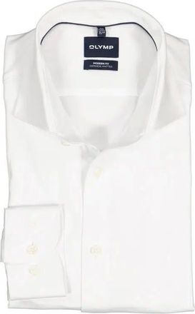 Olymp Herren Hemden wei&szlig; Jersey