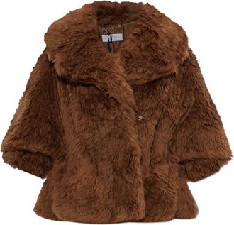 Max Mara Accorta Wollponcho - - Jackets - Damen - Braun - S/M