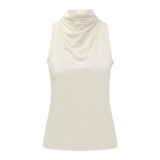 HUGO BOSS Femme, Tops, Blanc, Taille: 38 FR Ecary Jersey