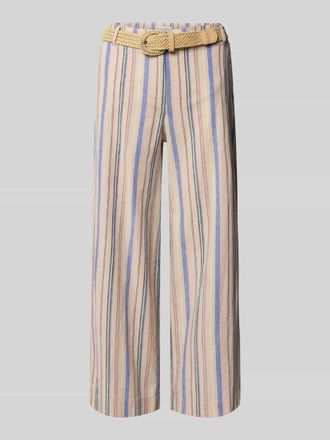 Christian Berg Wide Fit Stoffhose aus Leinen-Mix